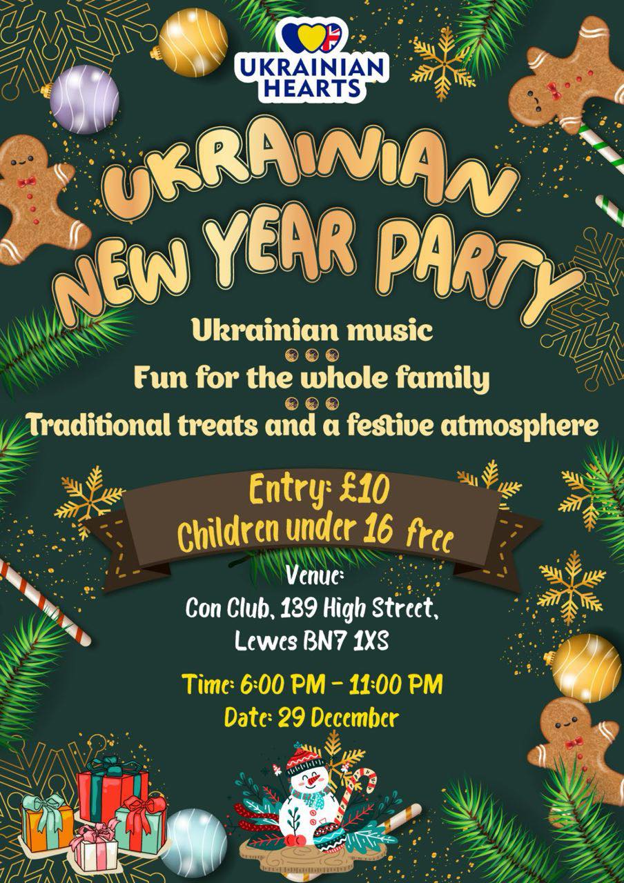 Ukrainian Pre-New Year’s Eve Celebration – Lewes Con Club